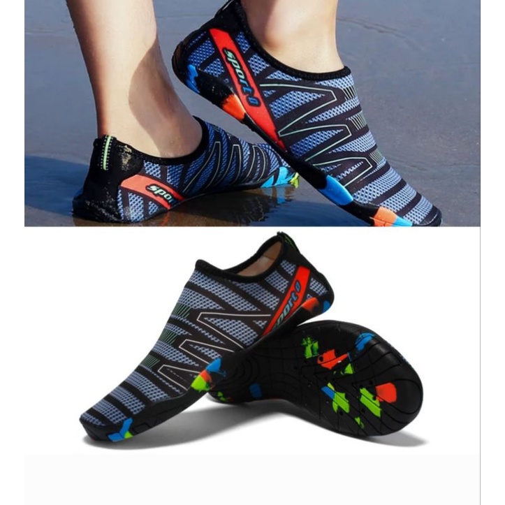 Jual Sepatu Pantai Diving Snorkling Renang Sepatu Sepeda Santai ...