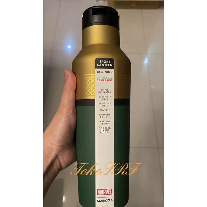 Jual Corkcicle X Marvel Loki 20 Oz Sport Canteen Botol Minum | Shopee ...
