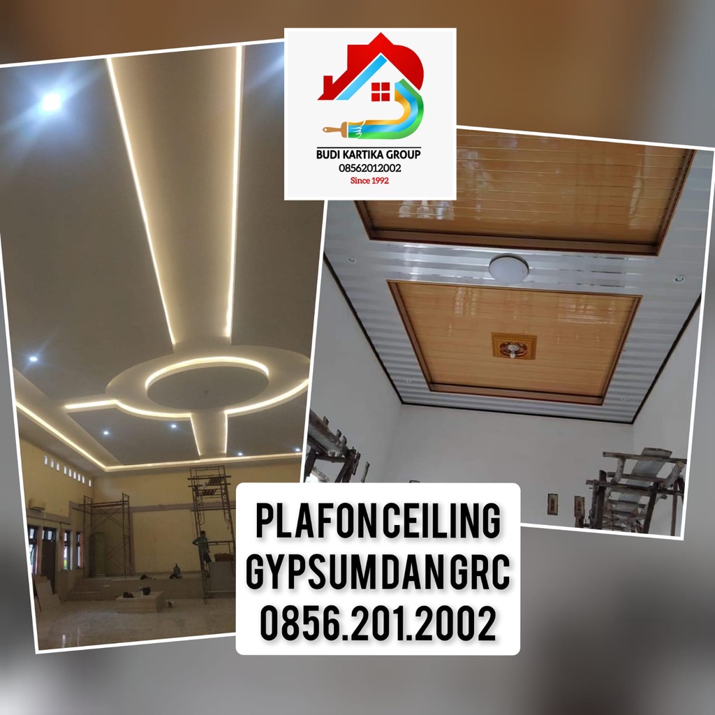 Jual Pasang Plafon Gypsum Pasang Plafon GRC Plafon PVC Sunda Partisi ...