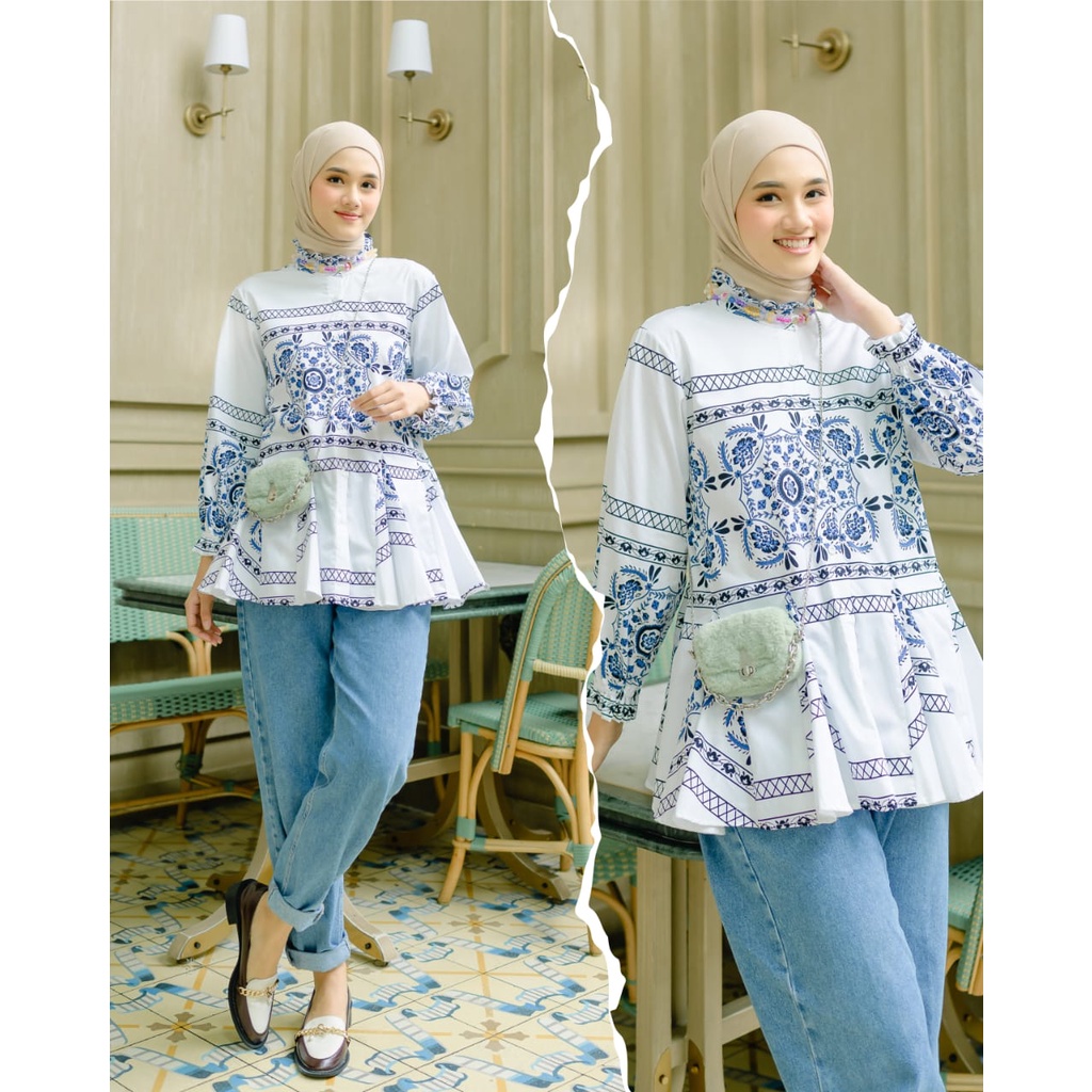 Jual Haidee & Orlin - ZAFA BLOUSE | Shopee Indonesia