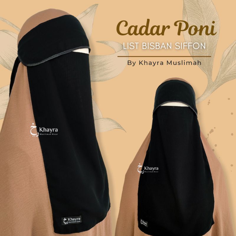 Jual CADAR PONI LIST SIFFON BY KHAYRA MUSLIMAH | Shopee Indonesia