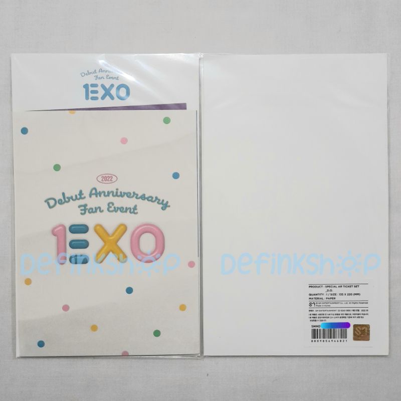 Jual [READY STOCK] MD 10th Anniv EXO - AR Ticket Set D.O. Do Kyungsoo ...