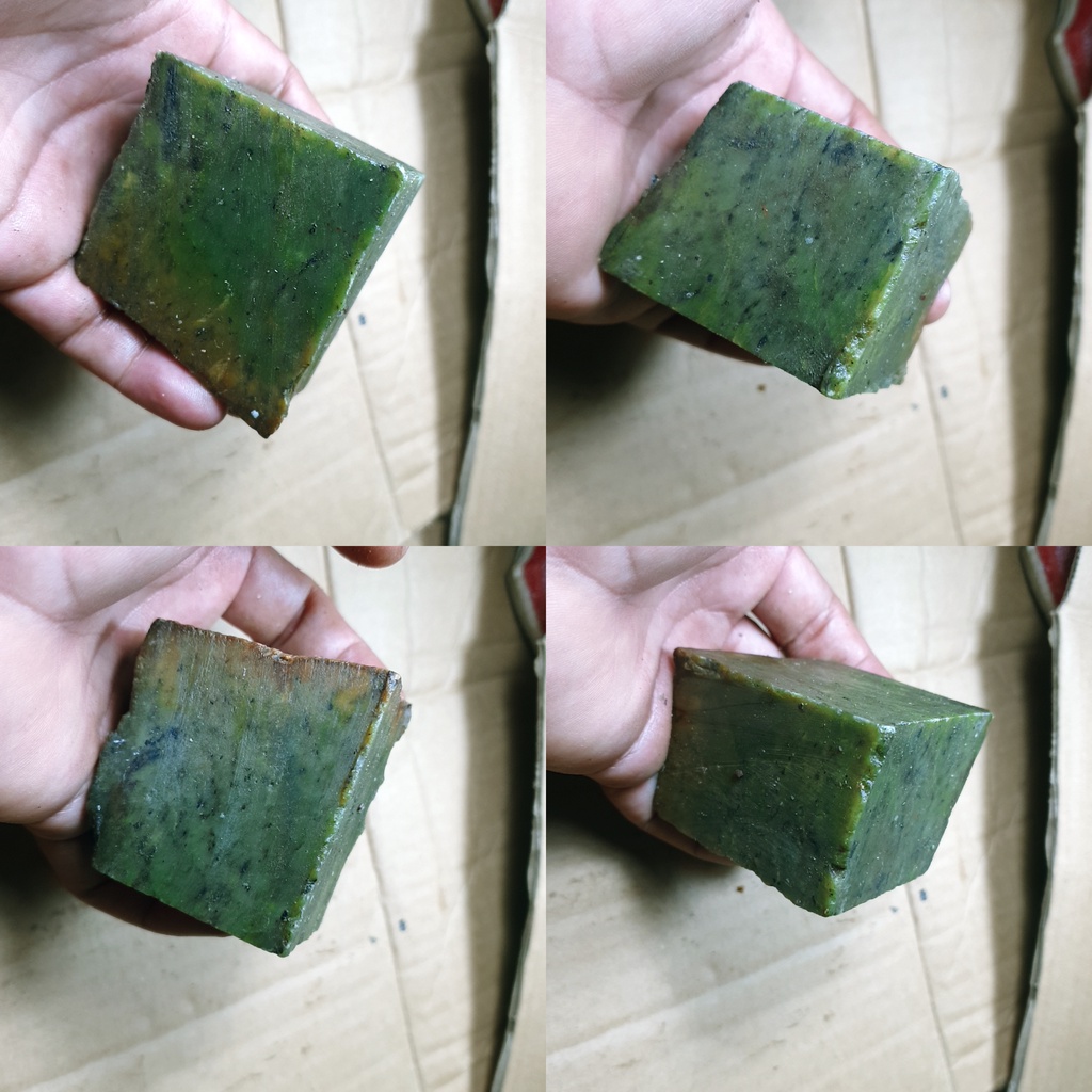 Jual BAHAN BATU GIOK ASLI NEPHRITE JADE JUAL MURAH HABISKAN STOK KD3426 ...