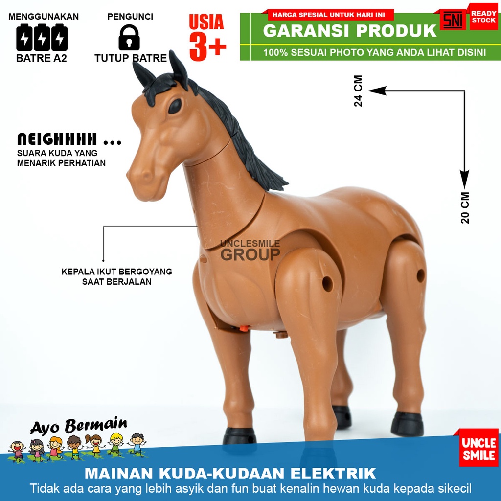 Jual Mainan Kuda Elektrik / kuda-kudaan Bisa jalan dan bersuara ...