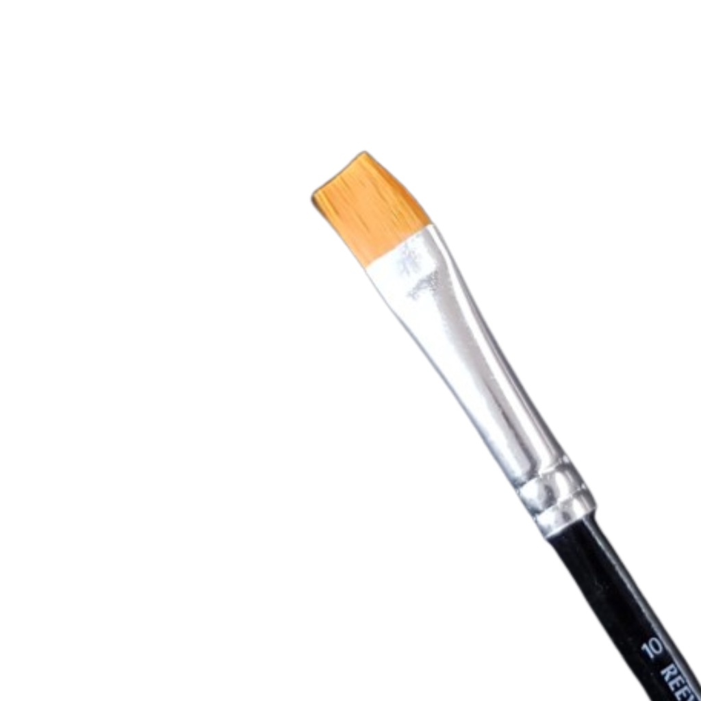 Jual Reeves Nylon Flat Brush No.10 - Kuas Pipih No.10 - Kuas Lukis ...