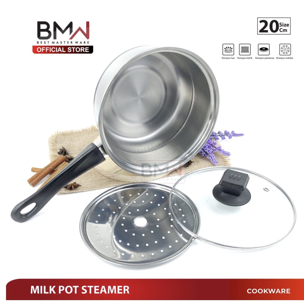 Jual IS - P103 - PANCI SUSU 20CM + STEAMER KUKUSAN 1 TINGKAT STAINLESS ...