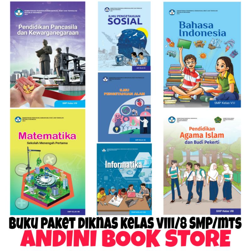 Jual BUKU PAKET DIKNAS KELAS VIII/8 SMP/MTs KURIKULUM MERDEKA | Shopee Indonesia