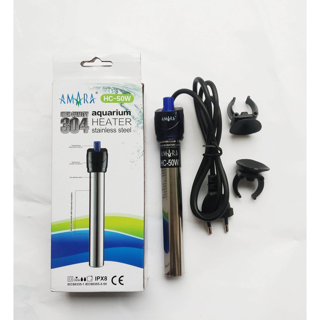 Jual HEATER AMARA HC 50 HEATER STAINLESS STEEL 50WATT PEMANAS AIR ...