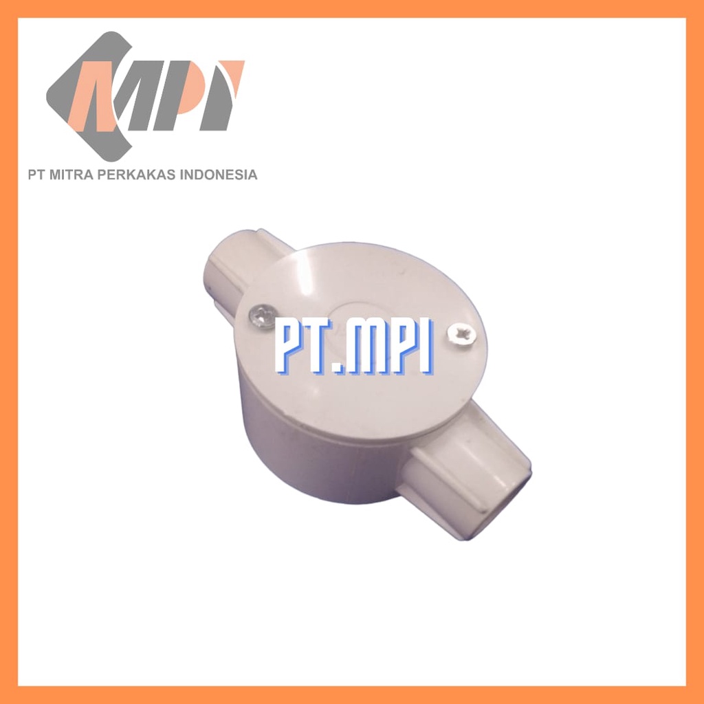 Jual Box Terminal 2 Arah Clipsal Junction Box PVC 2 Way Through Entry | Shopee Indonesia