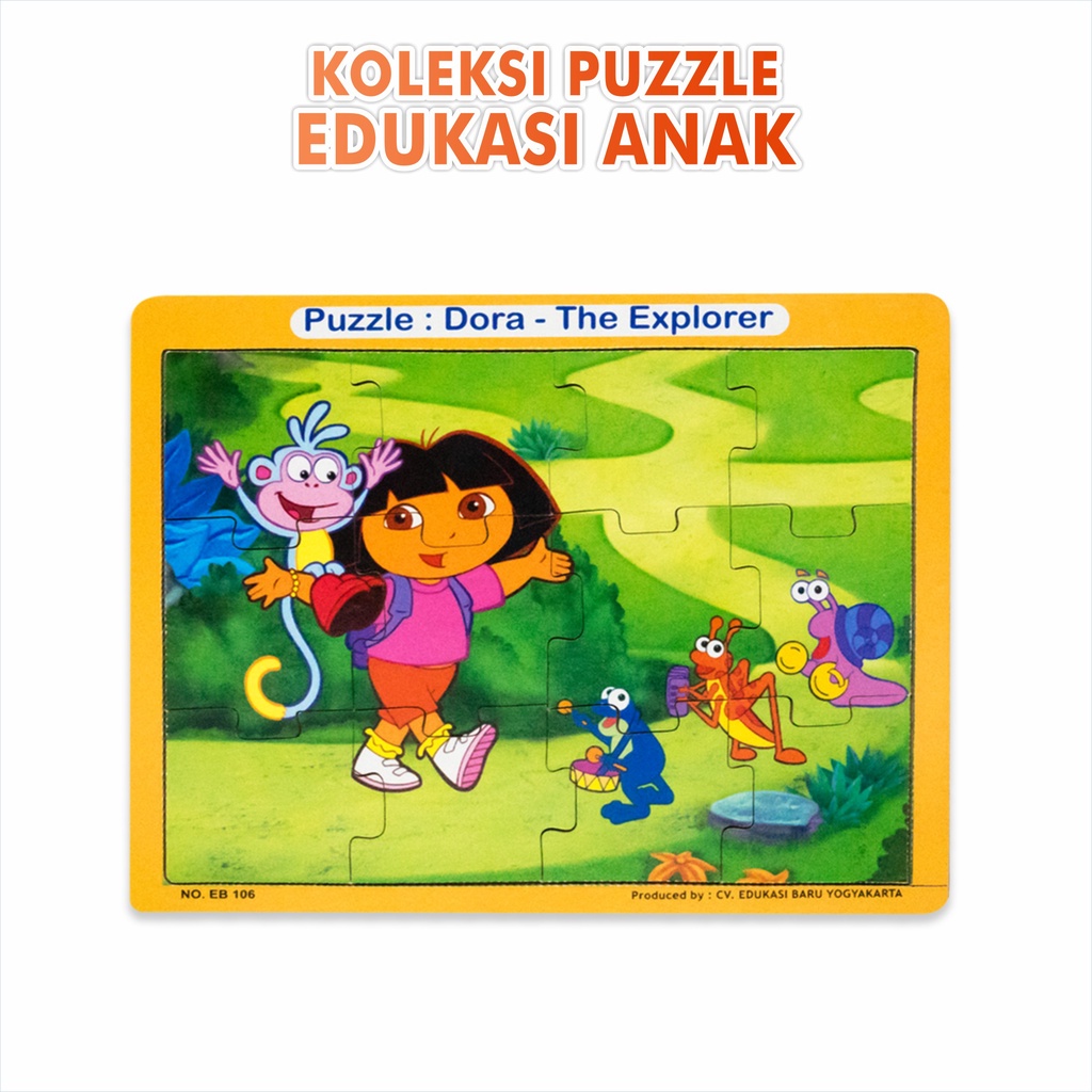 Jual Puzzle Edukasi Anak Puzzle Anak Seri Princess Jasmine / Barbie 1 ...