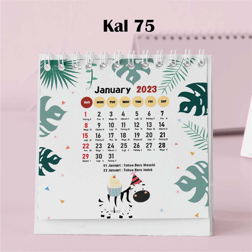 Jual Artomaringi Kalender Mini 2024 / Kalender Meja 2024 Custom KAL75 ...