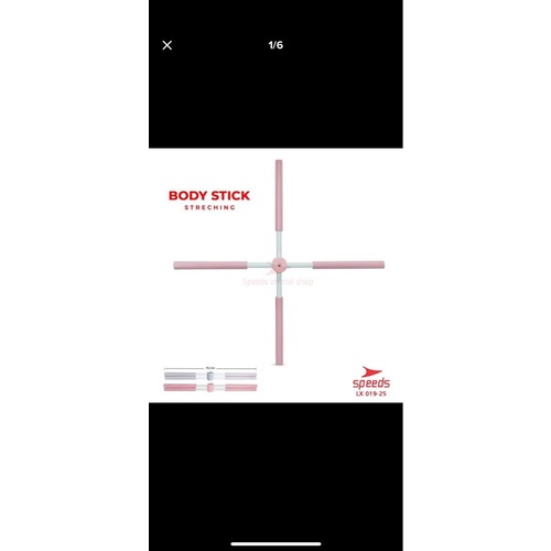 Jual SPEEDS yoga body stick pilates tongkat yoga alat penegak punggung ...