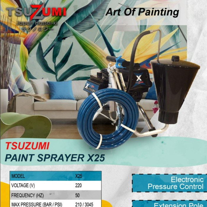 Jual Intelligent Airless paint spray Digital X25 hooper Tsuzumi Japan ...