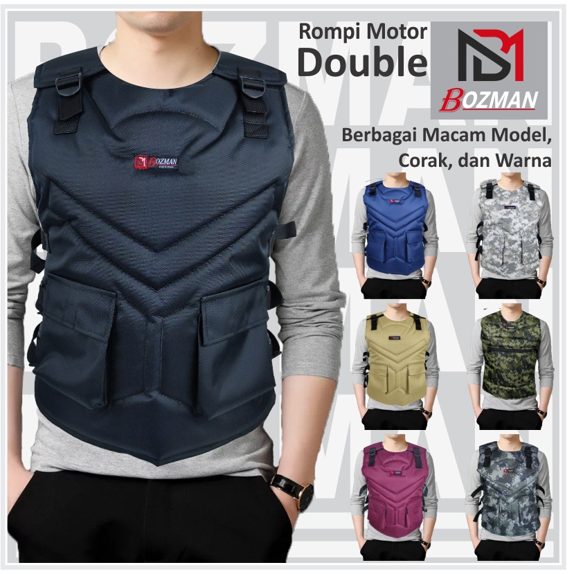 Jual Rompi Motor Keren Anti Angin Pelindung Dada Cocok Untuk Touring ...