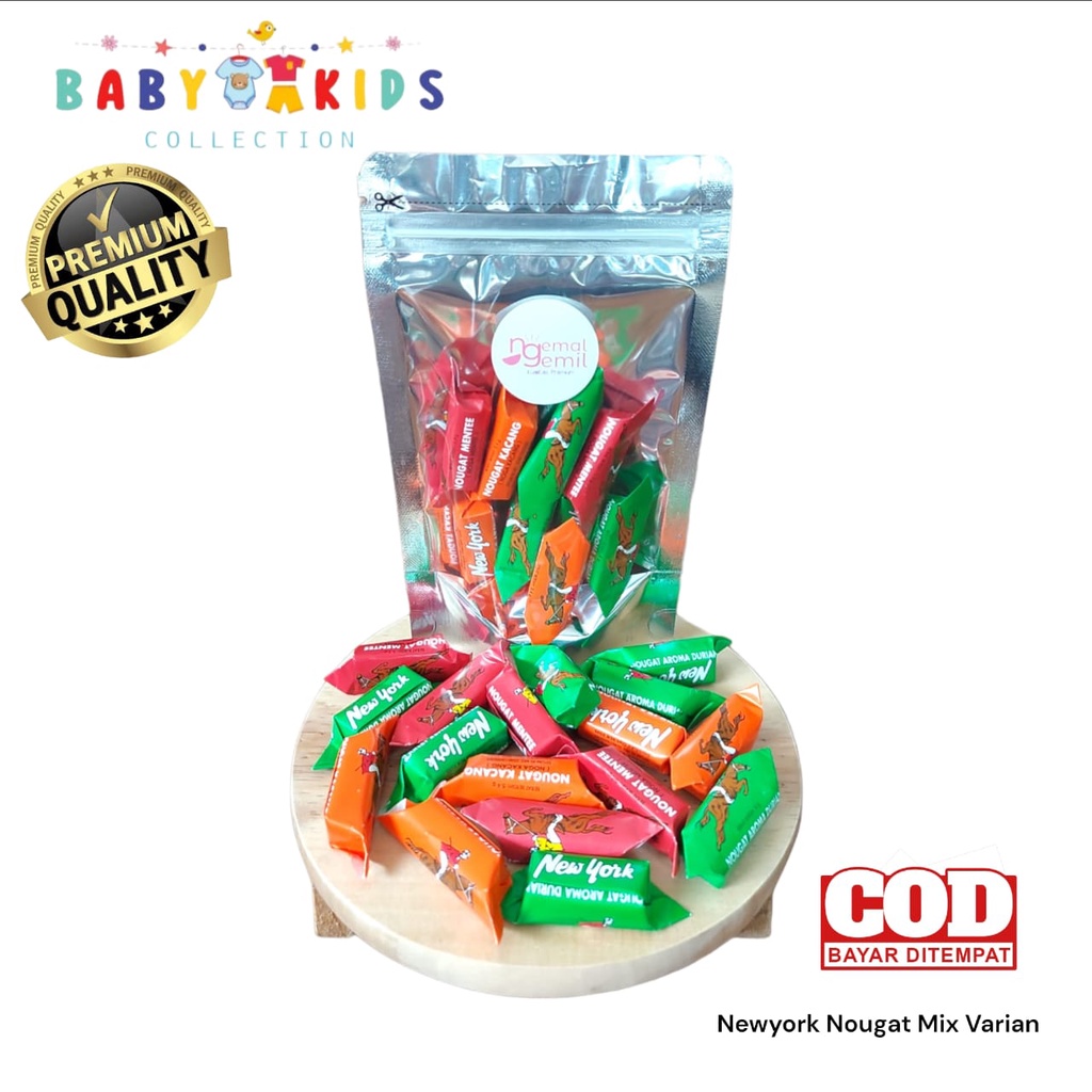Jual Permen Kuda - New York Nougat Candy Mix 3in1 Permen New York ...