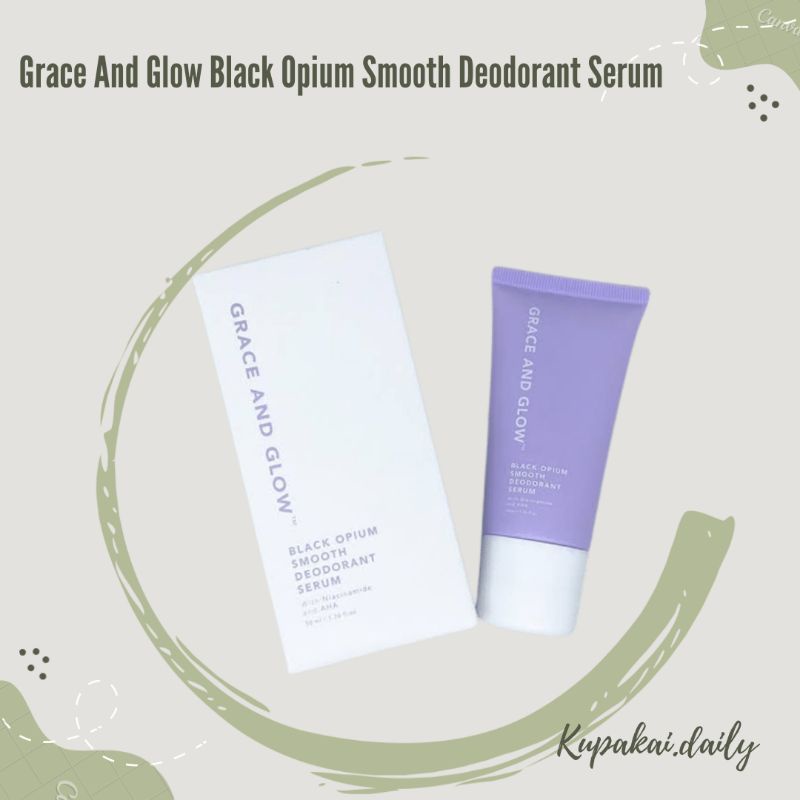 Jual Grace & Glow Black Opium Smooth Deodorant Serum Bright & Smooth Niacinamide + AHA 50 ml ...