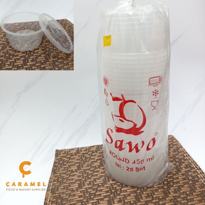 Jual Box Sawo 450ml 25s - box salad - tempat pudding - thinwall 450ml | Shopee Indonesia
