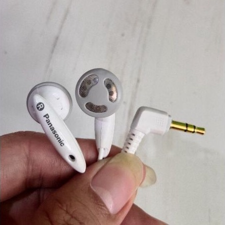 Jual Headset Earbud PANASONIC ORIGINAL 100% Earphone Ori Stereo Full ...