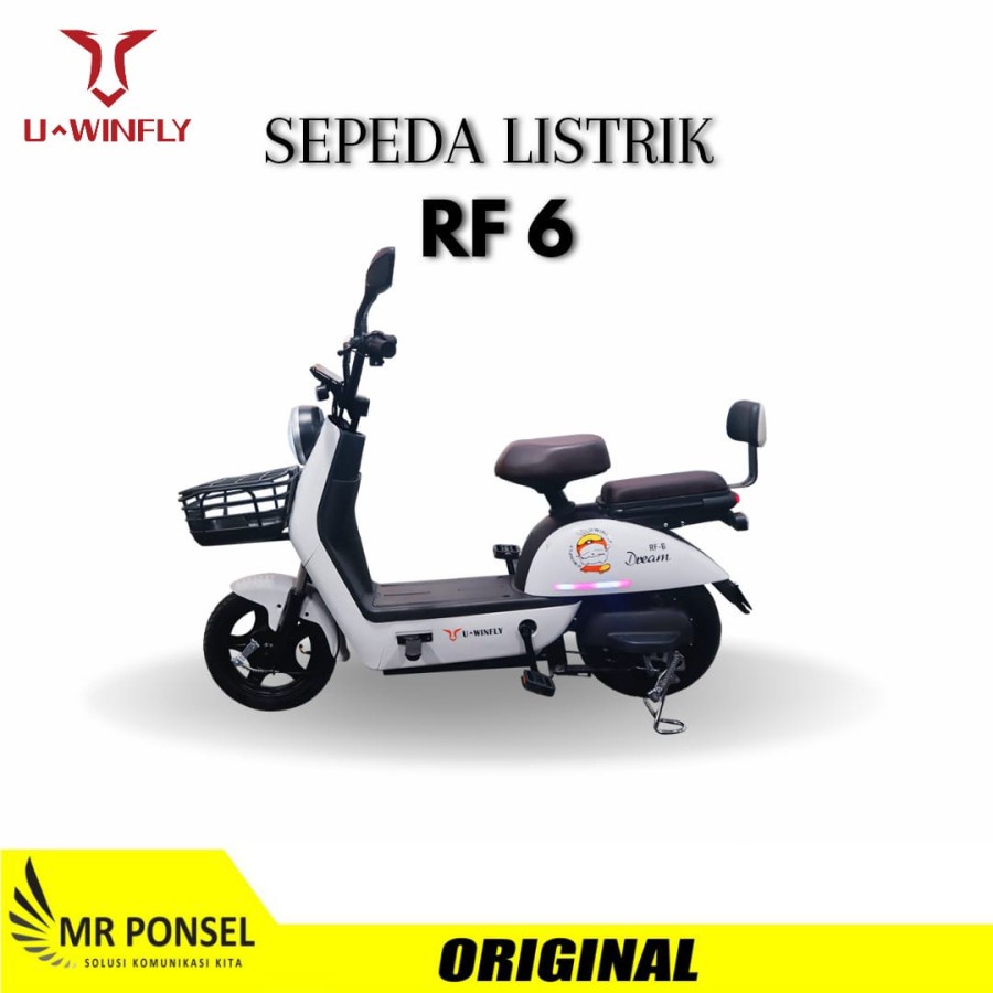 Jual Sepeda Listrik U Winfly Redfish 6 Uwinfly Red Fish 6 RF6 | Shopee ...