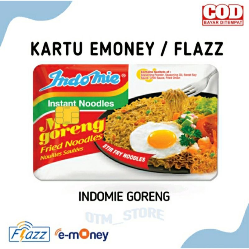 Jual Kartu Emoney Mandiri motif indomie satu sisi | Shopee Indonesia