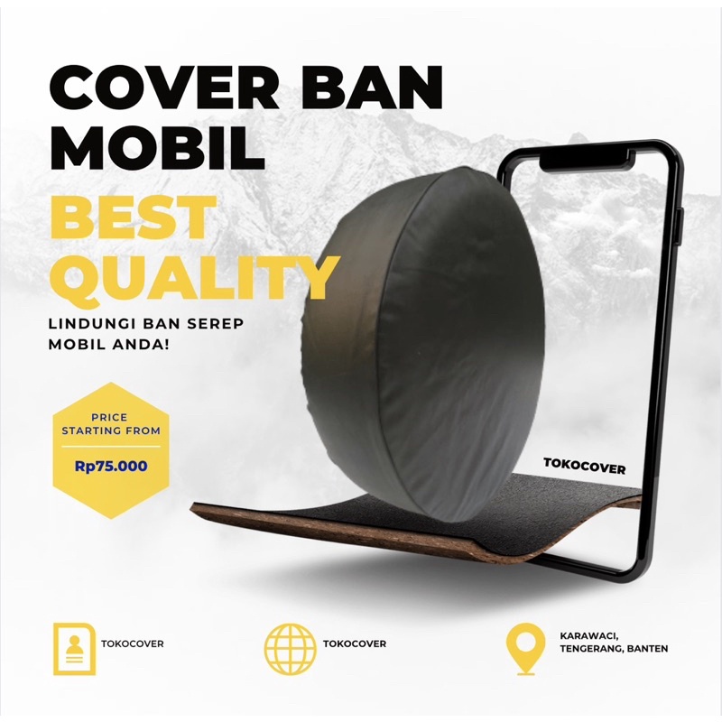 Jual Cover Ban Sarung Ban Serep Mobil Toyota Calya Mpv | Shopee Indonesia