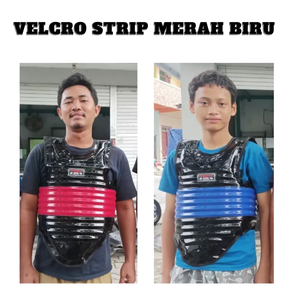 Jual sepasang body velcro aturan baru/Body protector silat/pelindung ...