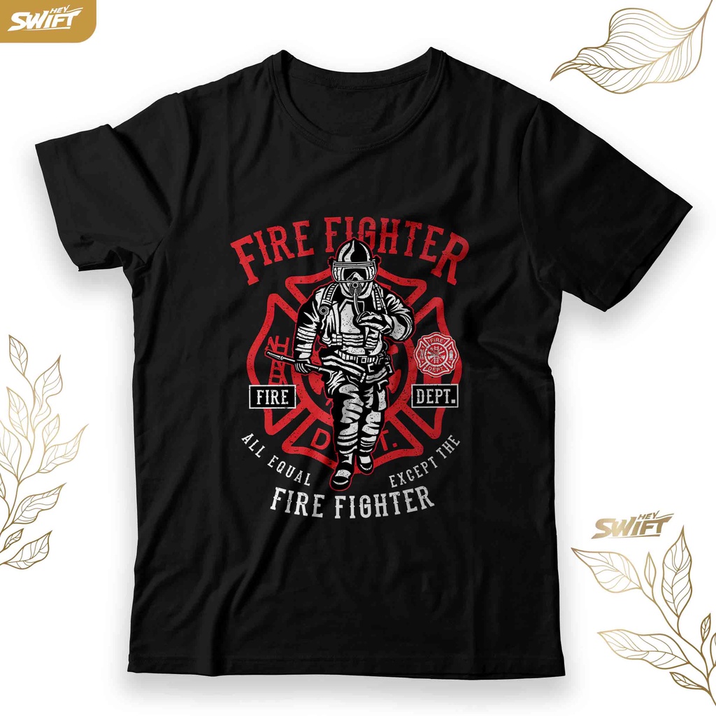 Jual KAOS firefighter fire fighter pemadam kebakaran TSHIRT BAJU DISTRO ...