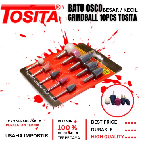 Jual Mata Batu osco Mounted Stone Set 10 pcs Batu Mata Gerinda Bor ...