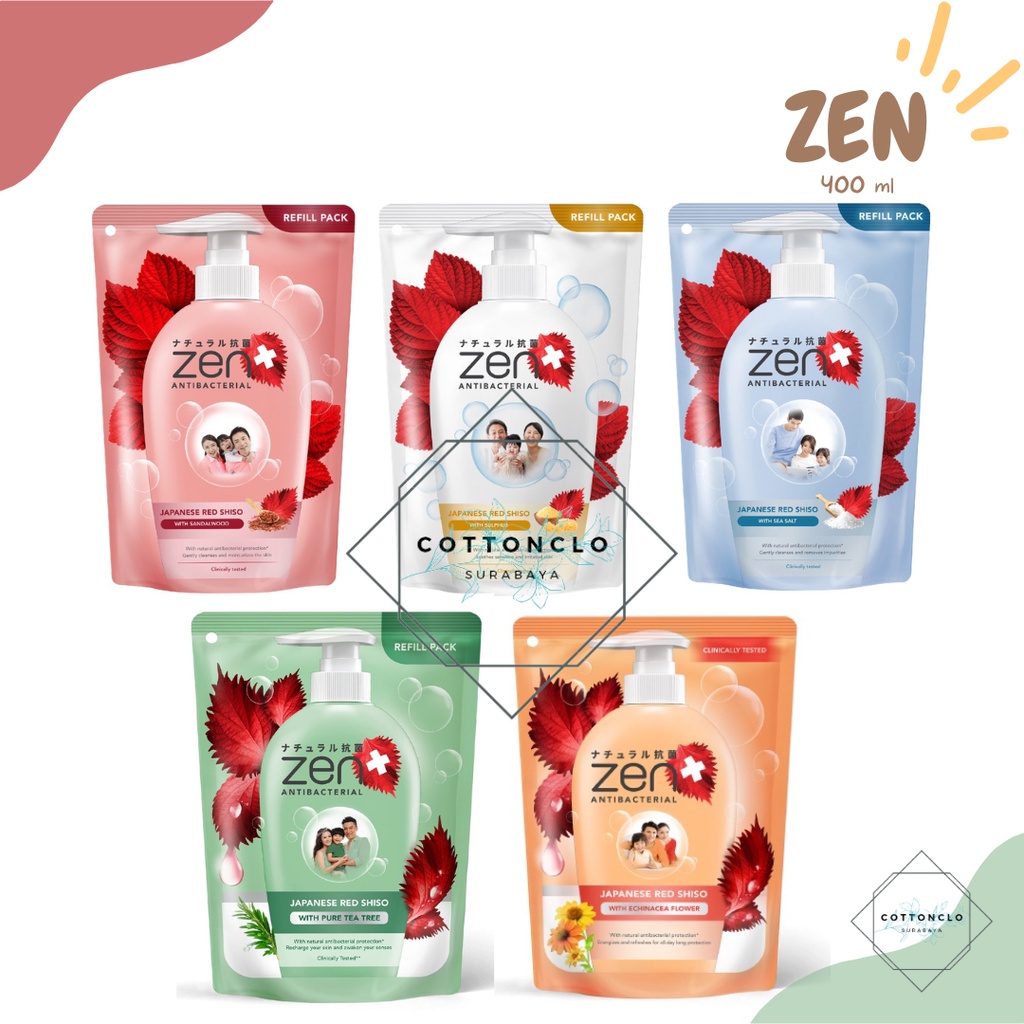 Jual Zen 400ml (Sabun Mandi Cair Refill) | Shopee Indonesia