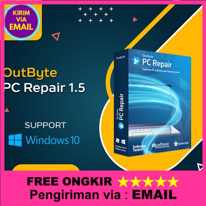 Jual Software Meningkatkan Peforma PC: OutByte PC Repair 1 [Win ...