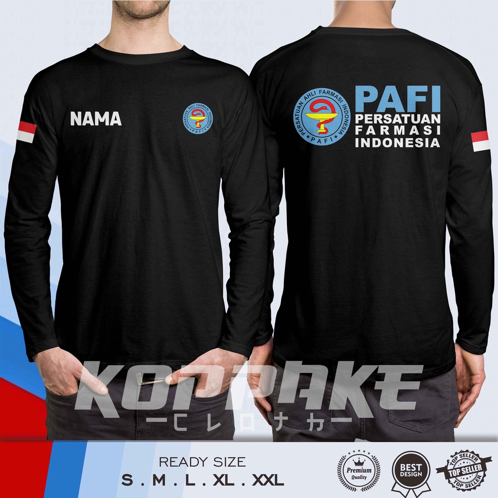 Jual Kaos PAFI Persatuan Ahli Farmasi Indonesia Gratis Nama Lengan ...
