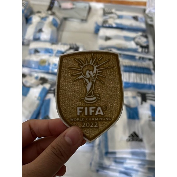 Jual BADGE WINNER WORDL CUP 2022, BADGE ARGENTINA, PATCH JUARA PIALA ...