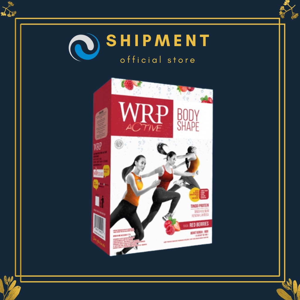 Jual SHIPMENT - WRP Body Shape Red Berries 180gr - Tinggi Protein ...