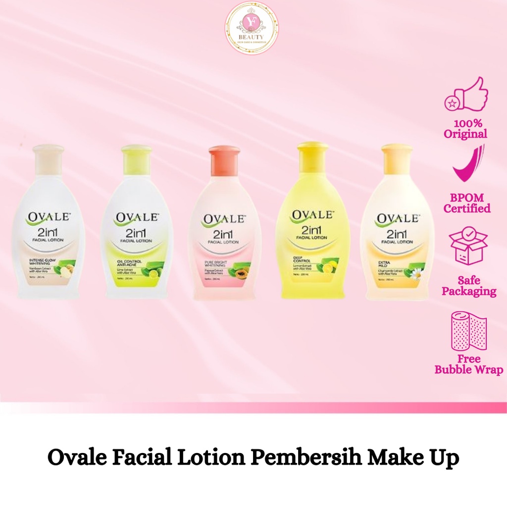 Jual YF BEAUTY Ovale Facial Lotion Pembersih Make Up | Shopee Indonesia