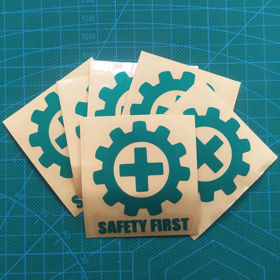 Jual Cutting Stiker Safety First/Stiker Keselamatan Kerja | Shopee ...