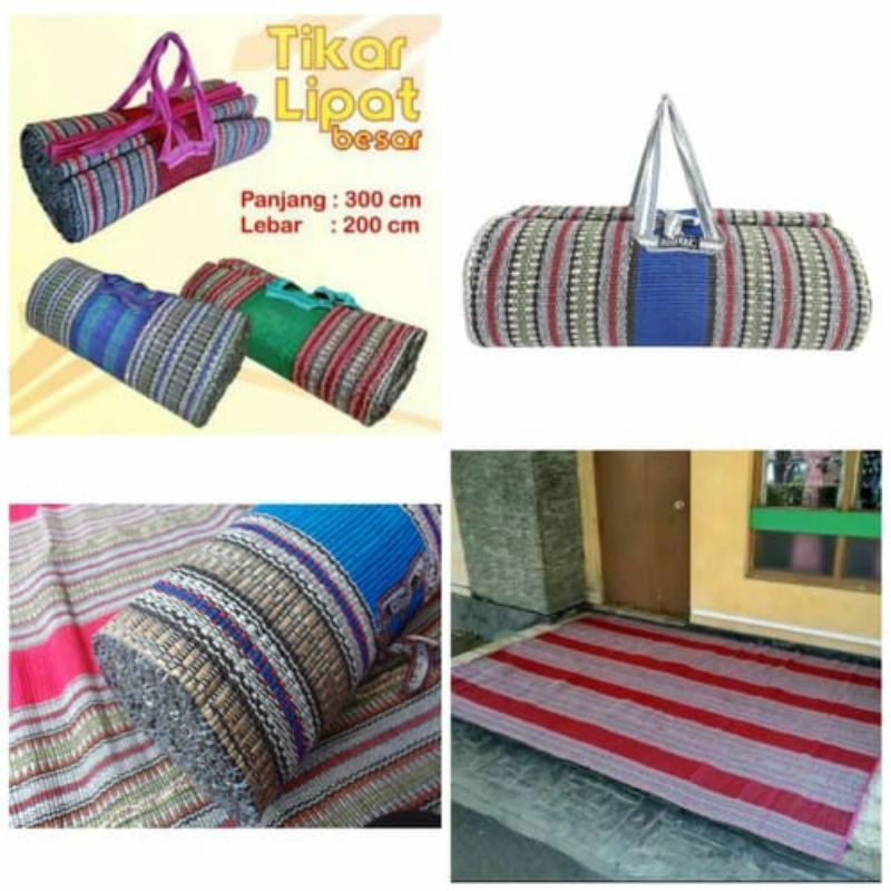 Jual TIKAR LIPAT UK 2X3 METER WARNA RANDOM | Shopee Indonesia