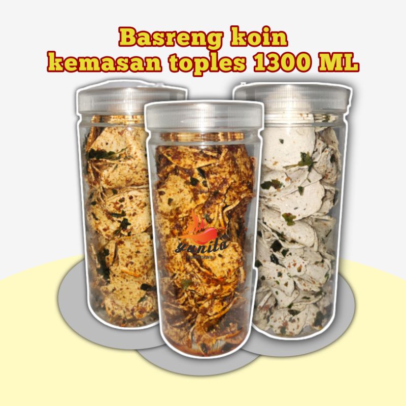 Jual Basreng Premium Keripik Daun Jeruk Pedas Koin Kemasan Spesial ...