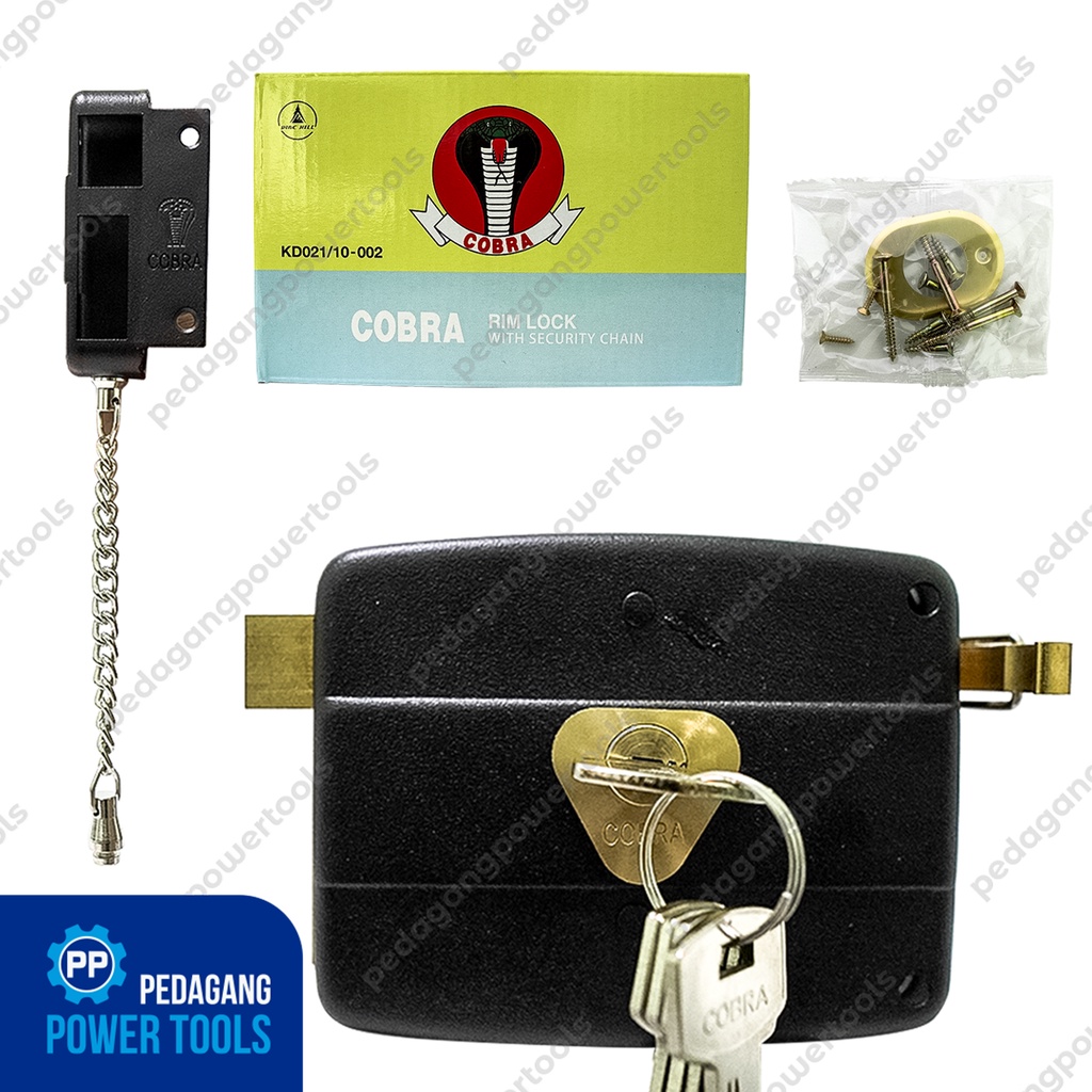 Jual COBRA HITAM KUNCI PINTU BESI OTOMATIS GERBANG PAGAR GARASI RIM ...