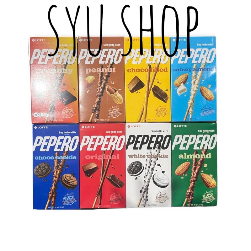 Jual pepero peppero original choco filled white choco chocolatw cookies ...