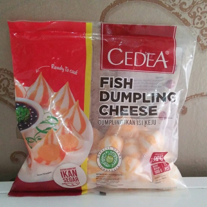 Jual Cedea Fish Dumpling Cheese / Dumpling Ikan Isi Keju Beku Frozen ...