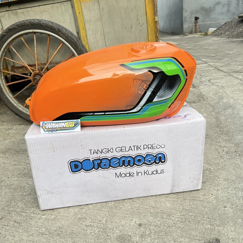 Jual Tangki Cb 100 cb 125 pres Doraemon cat model ori | Shopee Indonesia