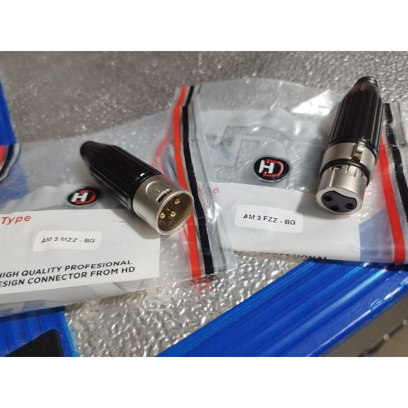 Jual Jack canon HD Male - Female 1 pasang Black body BG plat | Shopee ...