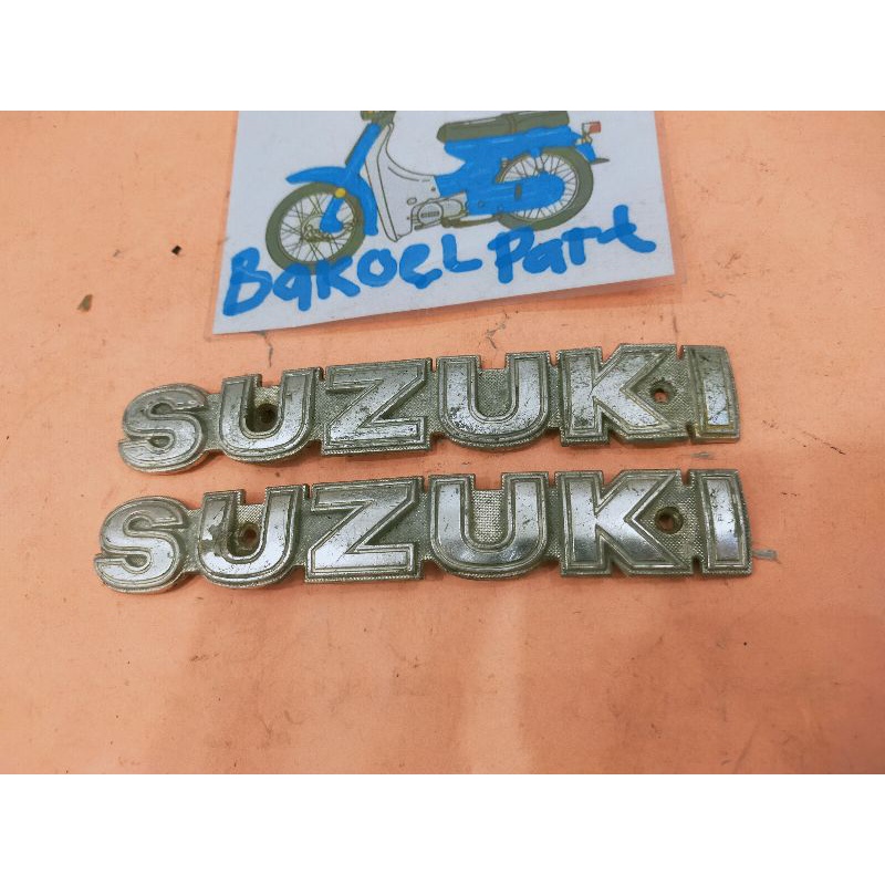 Jual Emblem emblim logo simbul simbol suzuki di tangki A100 GP 100 ...