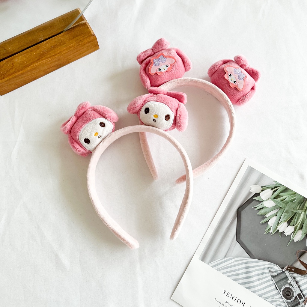 Jual HEADBAND SANRIO MELODY CINNAMOROLL POMPURIN KUROMI / BANDANA LUCU ...