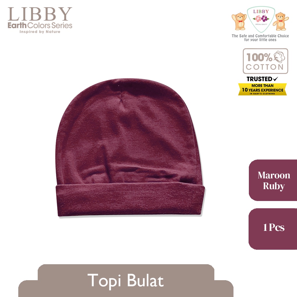 Jual LIBBY Earth Topi Bulat Comfy Set (1 pcs/pack) | Shopee Indonesia