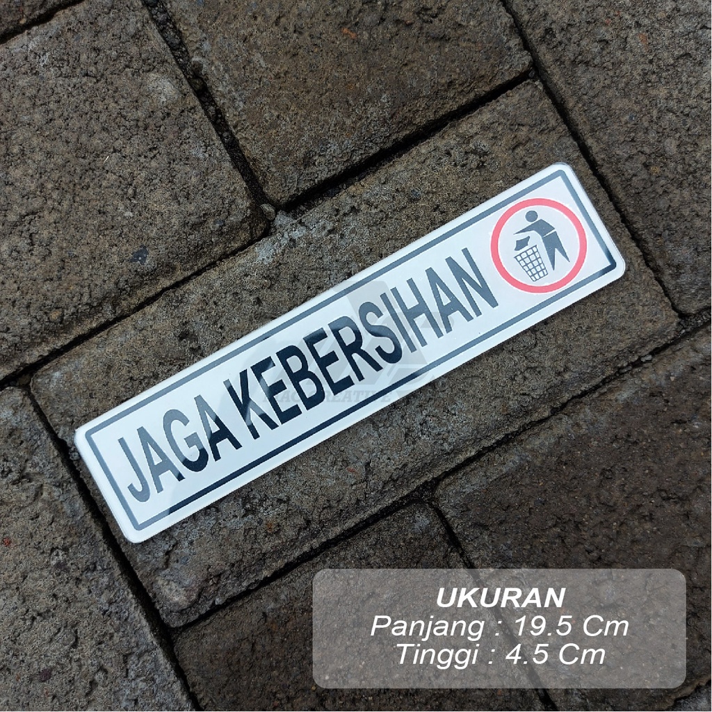 Jual SIGN BOARD AKRILIK LENGKAP - SIGN BOARD - TARIK DORONG DILARANG ...