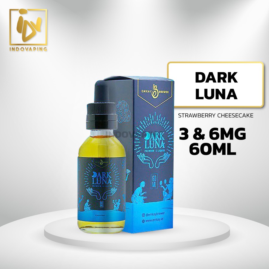 Jual Liquid Vapor Vape - Dark Luna 3mg 60ml By Emkay Brewer | Shopee ...