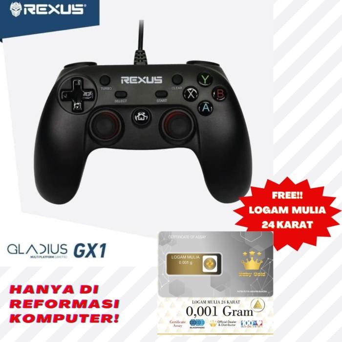 Jual Rexus Gladius GX1 Pro Stick Gaming Gamepad Controler USB PC ...