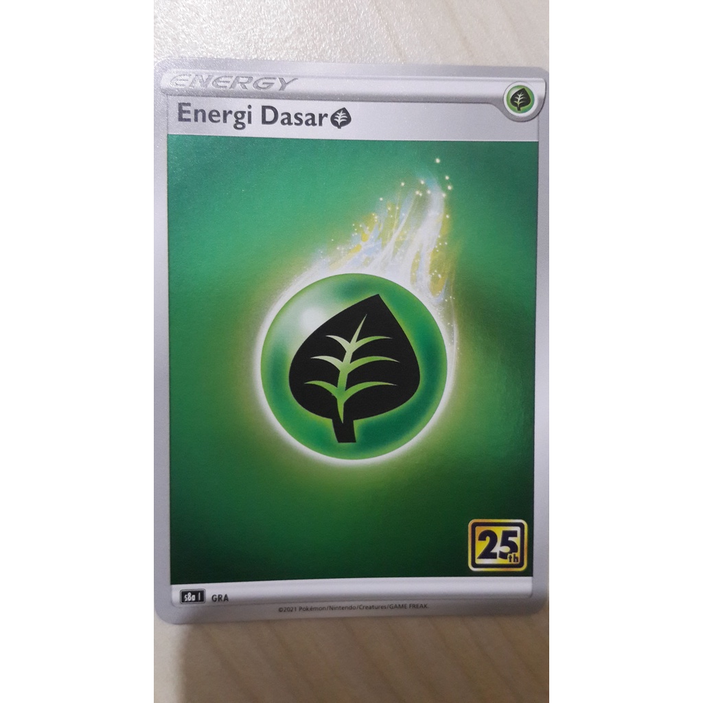 Jual POKEMON TCG INDONESIA ENERGI DAUN EDISI 25TH ANNIVERSARY | Shopee ...