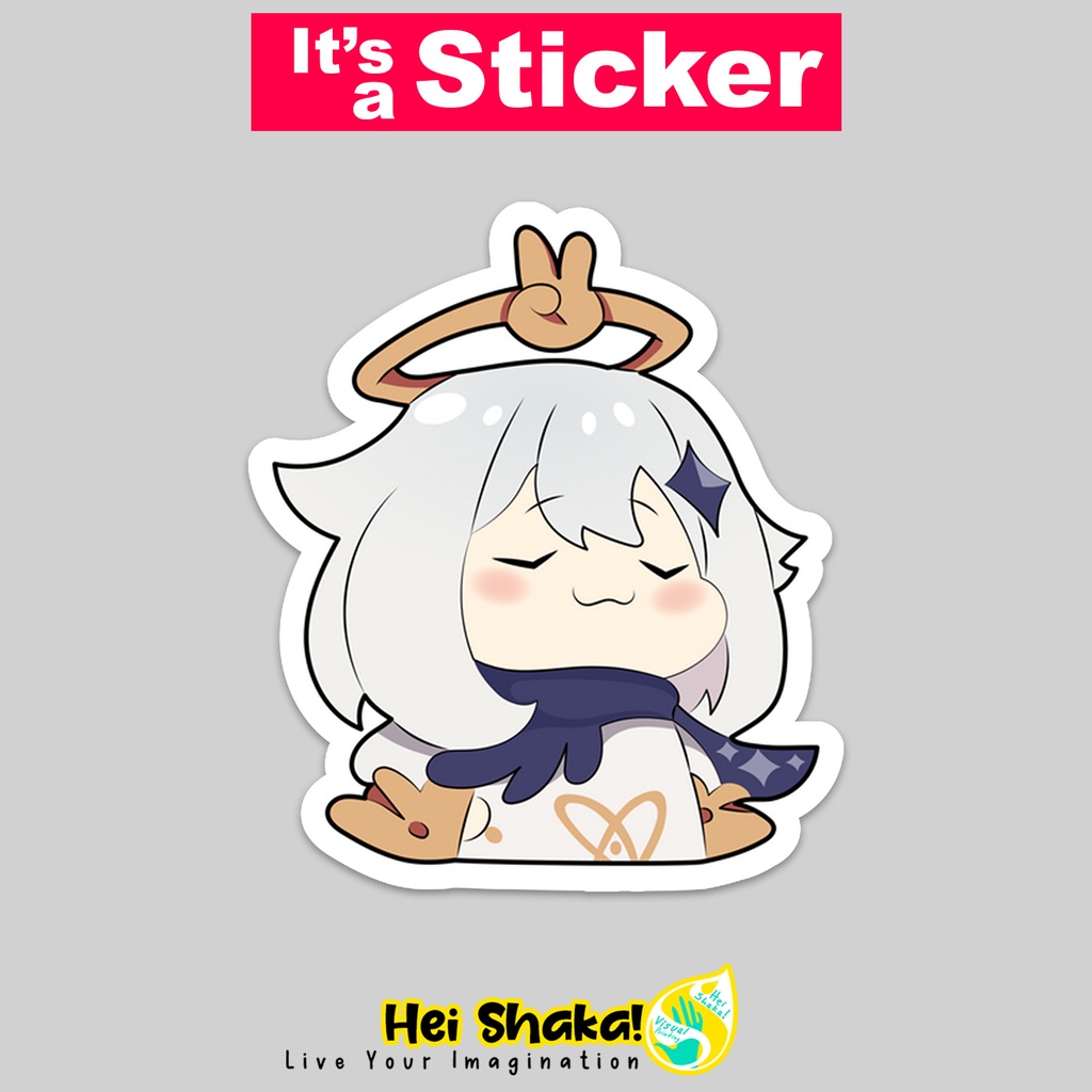 Jual Stiker Cute Snooty Paimon Genshin Impact Sticker Tempelan Game ...